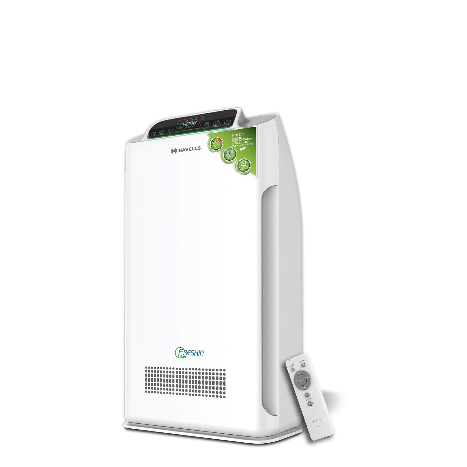 Buy Havells Freshia AP-40 80-Watt Air Purifier with Remote (White/Black ...