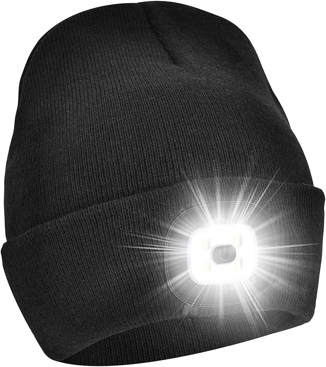 POKUTA Beanies for Men with Led Light, USB Rechargeable Beanies for ...
