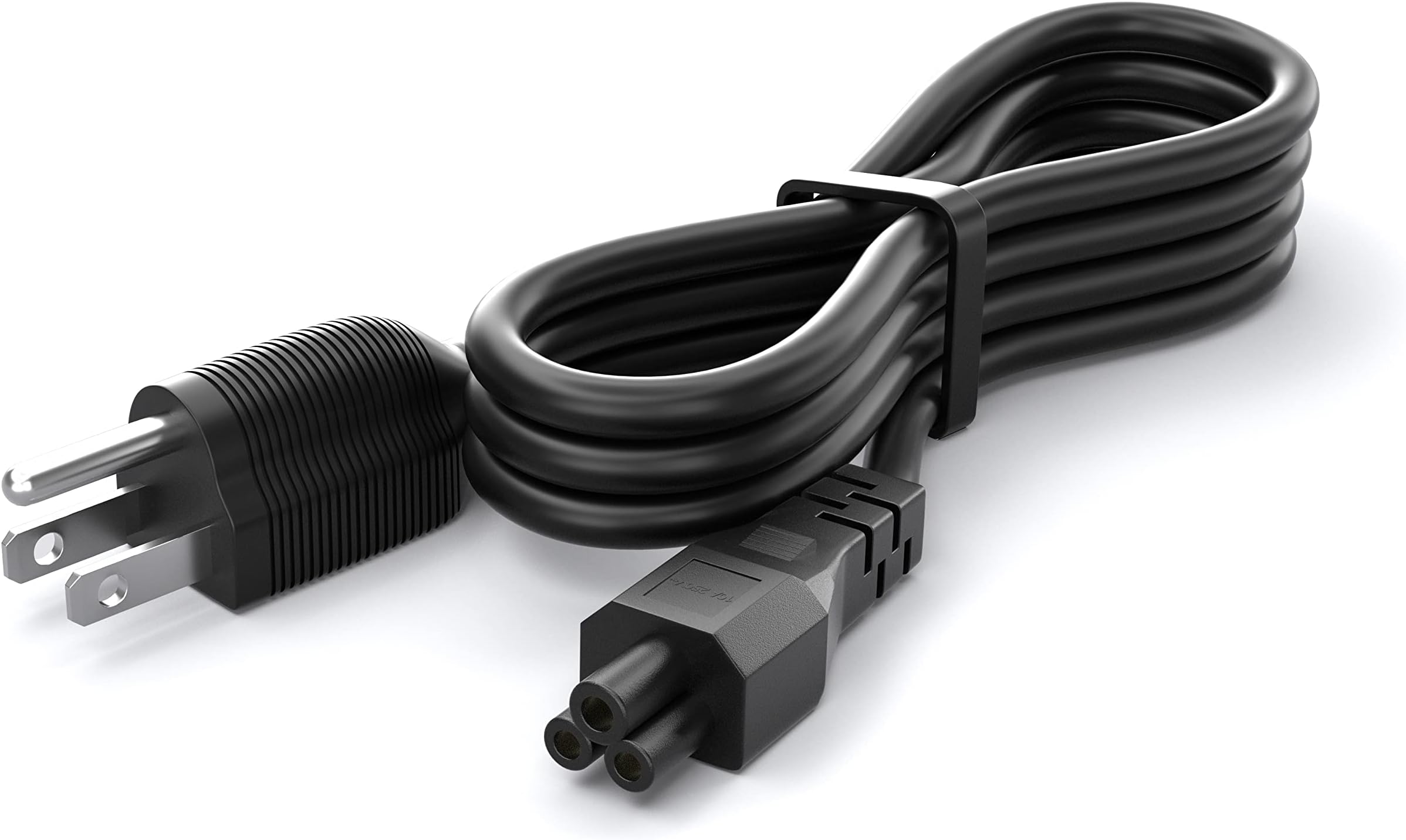 Amazon.com: 3 Prong Power Cord Cable for Laptop, 4ft C5 AC Power Cord ...