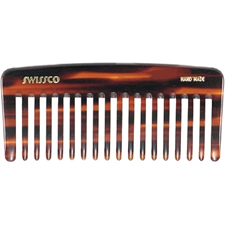 Amazon.com : Swissco Tortoise Perm Comb Wide Tooth : Hair Combs ...