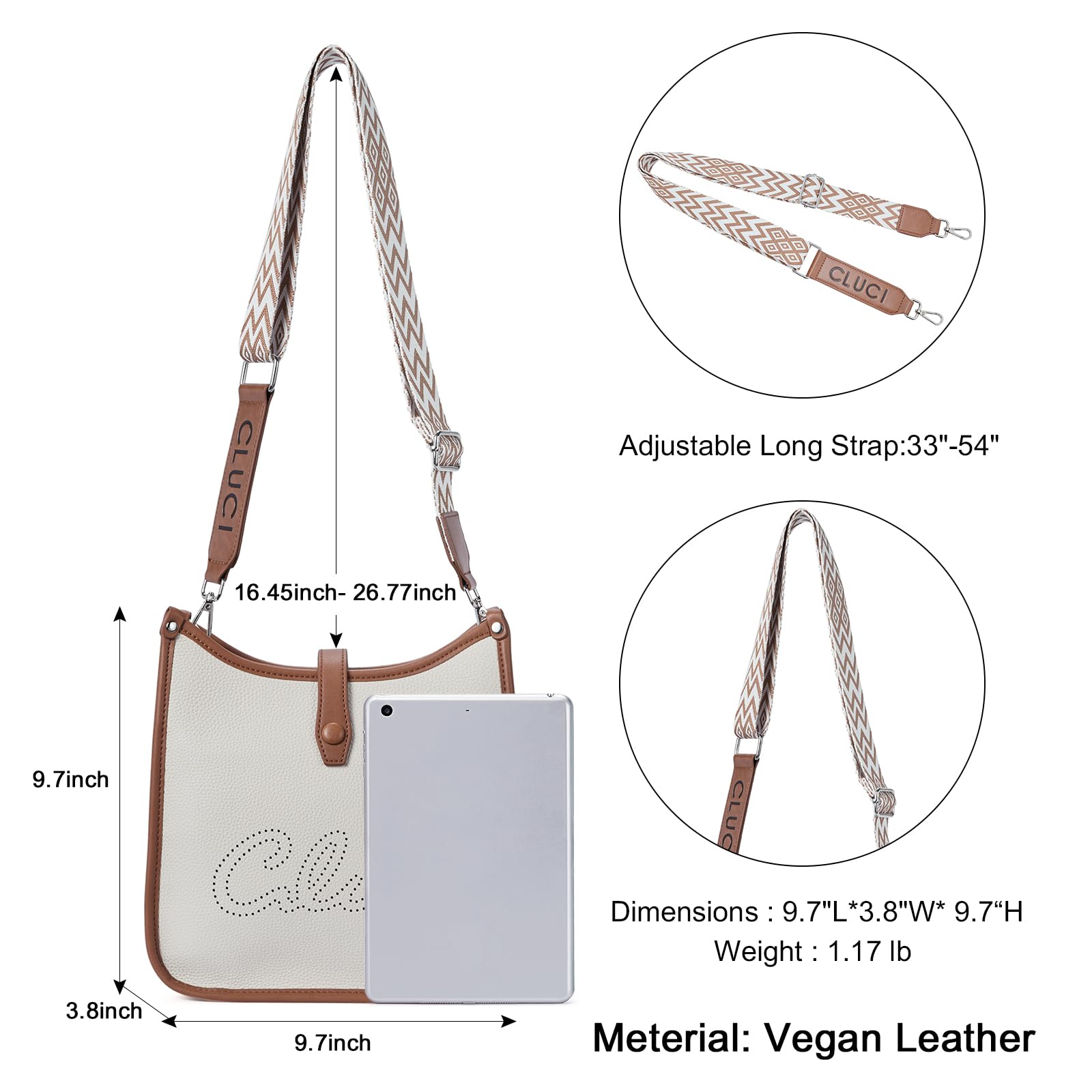 Snapklik.com : CLUCI Crossbody Bags For Women Trendy Fashion Shoulder ...