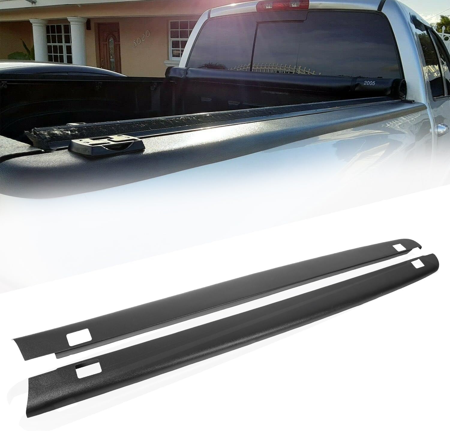 Amazon.com: KARPAL Truck Bed Rail Caps W/Holes Compatible with 2002 ...