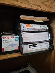 Amazon.com: Natwind 4-Tier Stackable Paper Tray, Metal Mesh Desktop ...