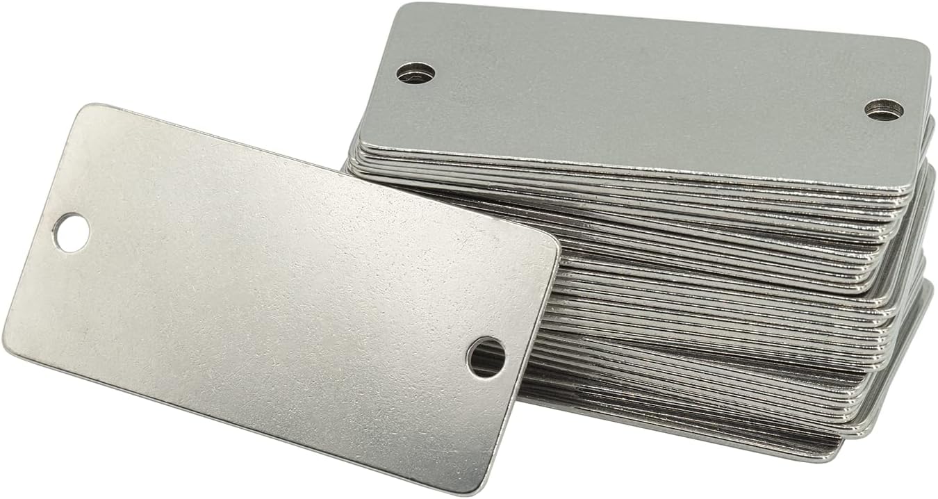 Amazon.com: StayMax Metal Engraving Blanks Stamping Blanks Stainless ...