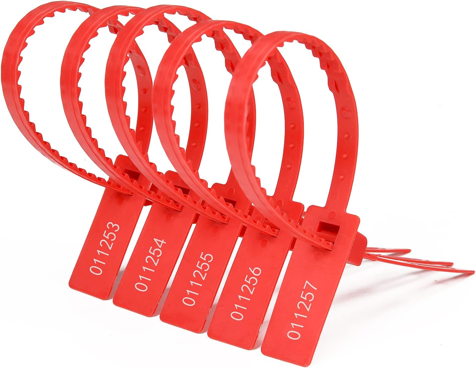 Amazon.com: LeadSeals Heavy Duty Plastic Security Tag Self-Locking ...