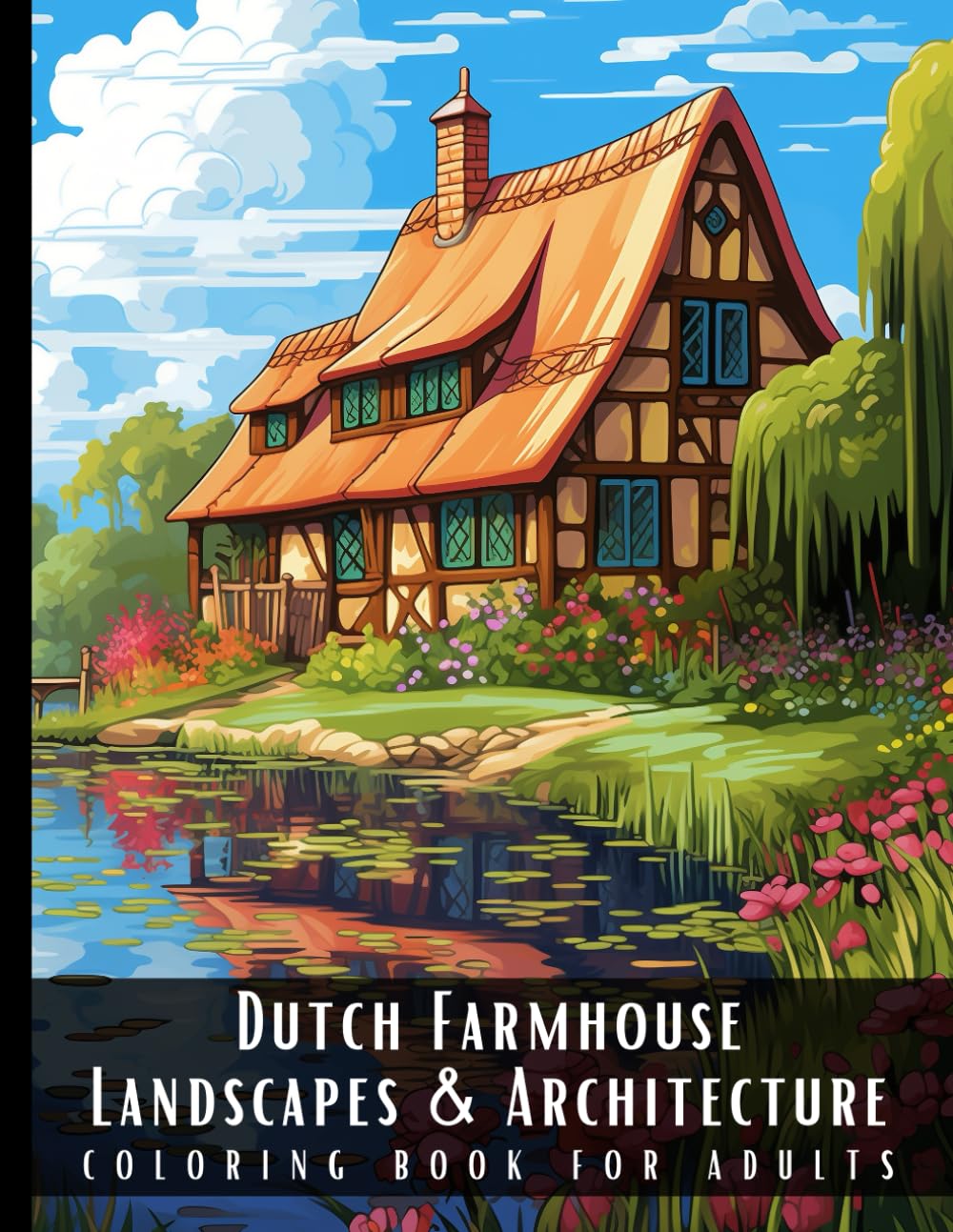 Amazon.com: Dutch Farmhouse Landscapes & Architecture Coloring Book for ...