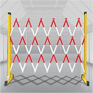 Amazon.com: WHDEBPRD Expandable Mobile Barricade, Safety Barrier with ...