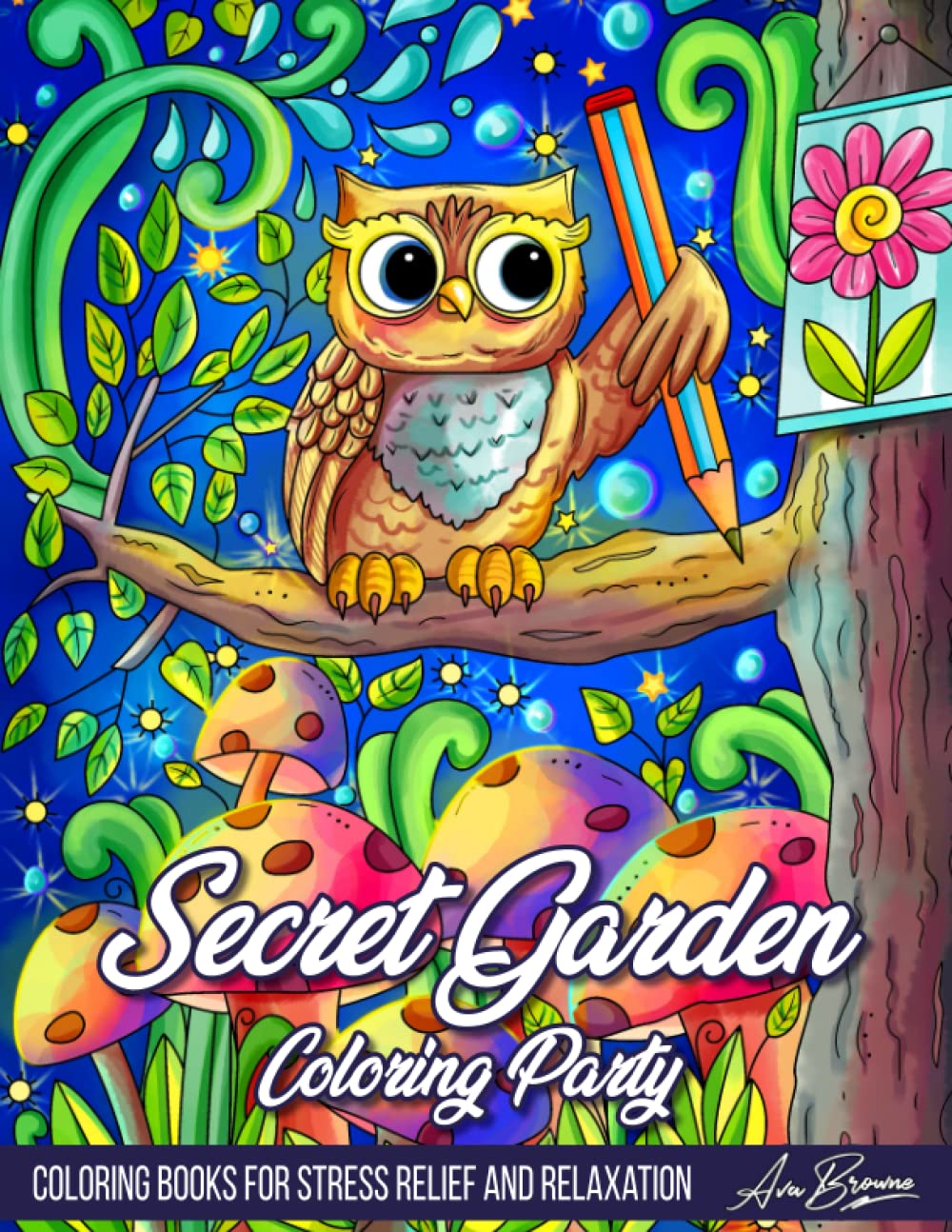 Secret Garden Coloring Party: An Adult Coloring Book Featuring Magical ...
