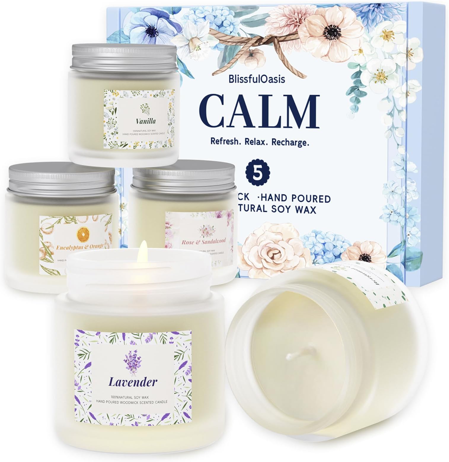 Amazon.com: Candles Gifts for Women, Scented Candles Gifts for Her ...