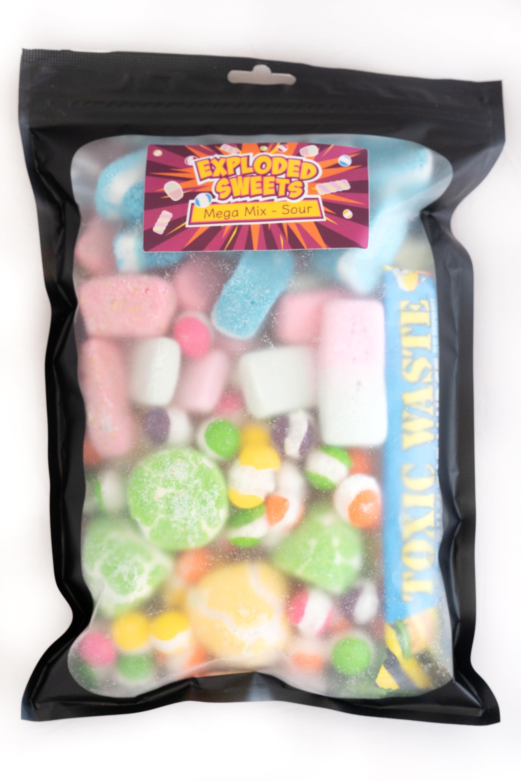 Exploded Sweets Mega Mix SOUR Freeze Dried Candy 260g : Amazon.co.uk ...