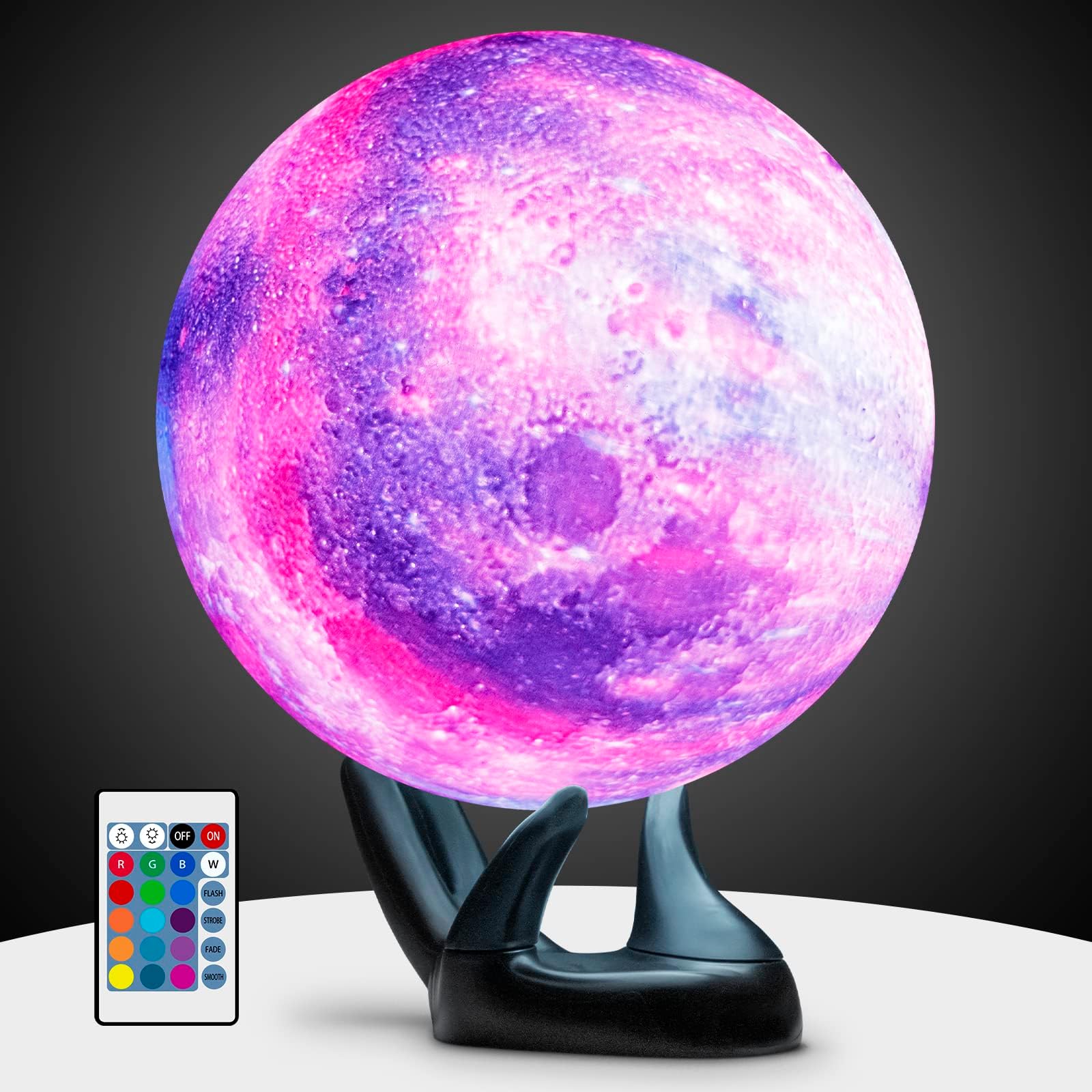 Amazon.com: SUPER3DMALL Moon Lamp Large 9in,6in,7in,10in,11in and 12in ...