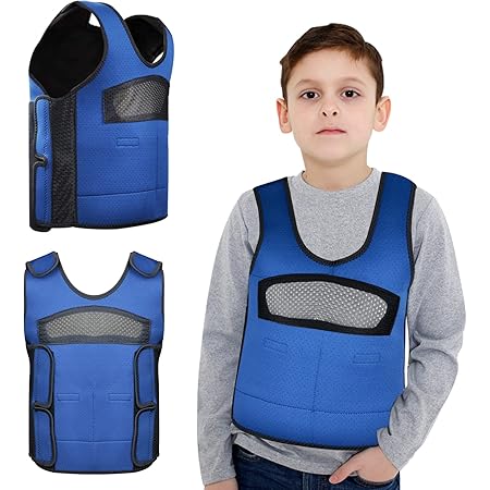 Amazon.com: Weighted Vest for Kids (Large, Ages 10+) with Sensory ...