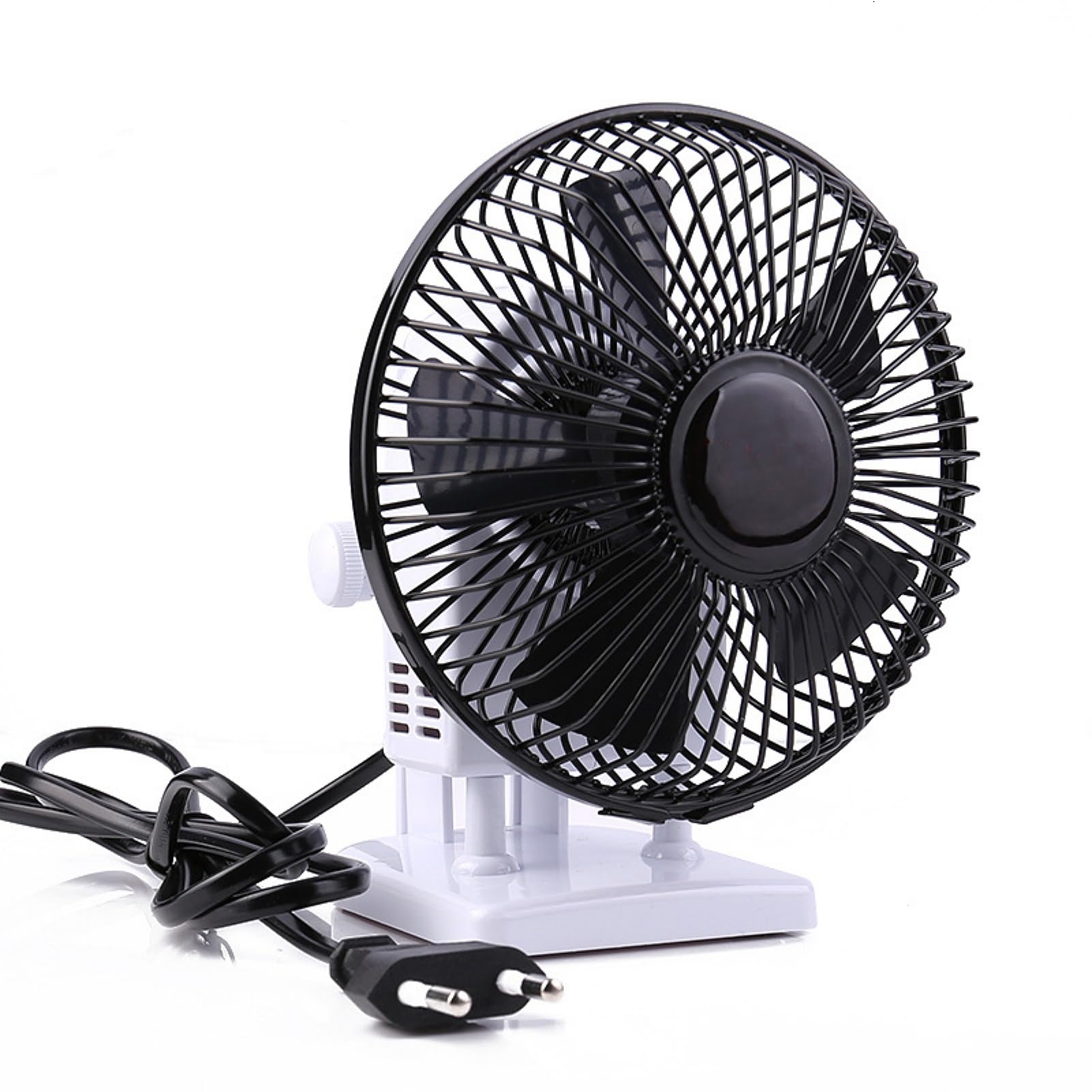 Amazon.com: Saluaqui Mini Electric Fan, Table Desk Fan Big Wind ...