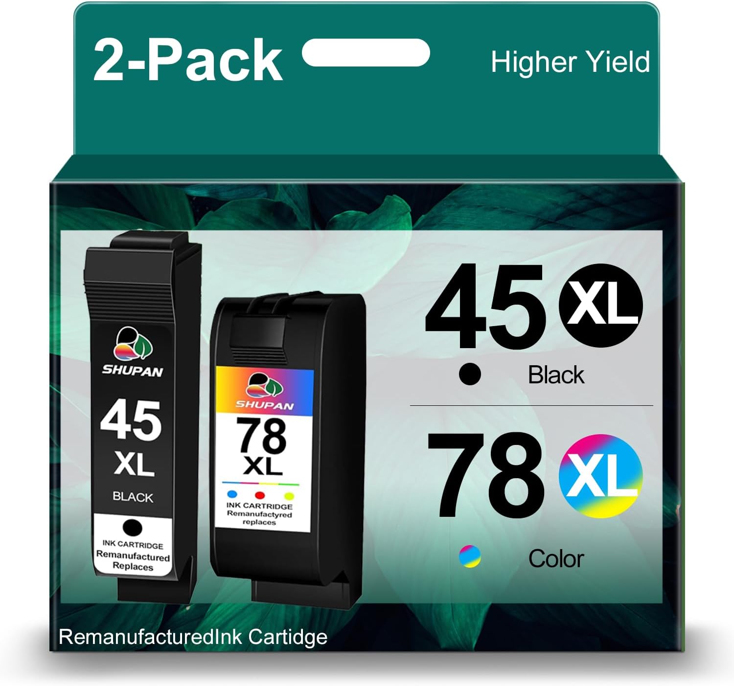 Amazon.com: 45XL 78XL Black and Color Ink Cartriadge Replacement for HP ...