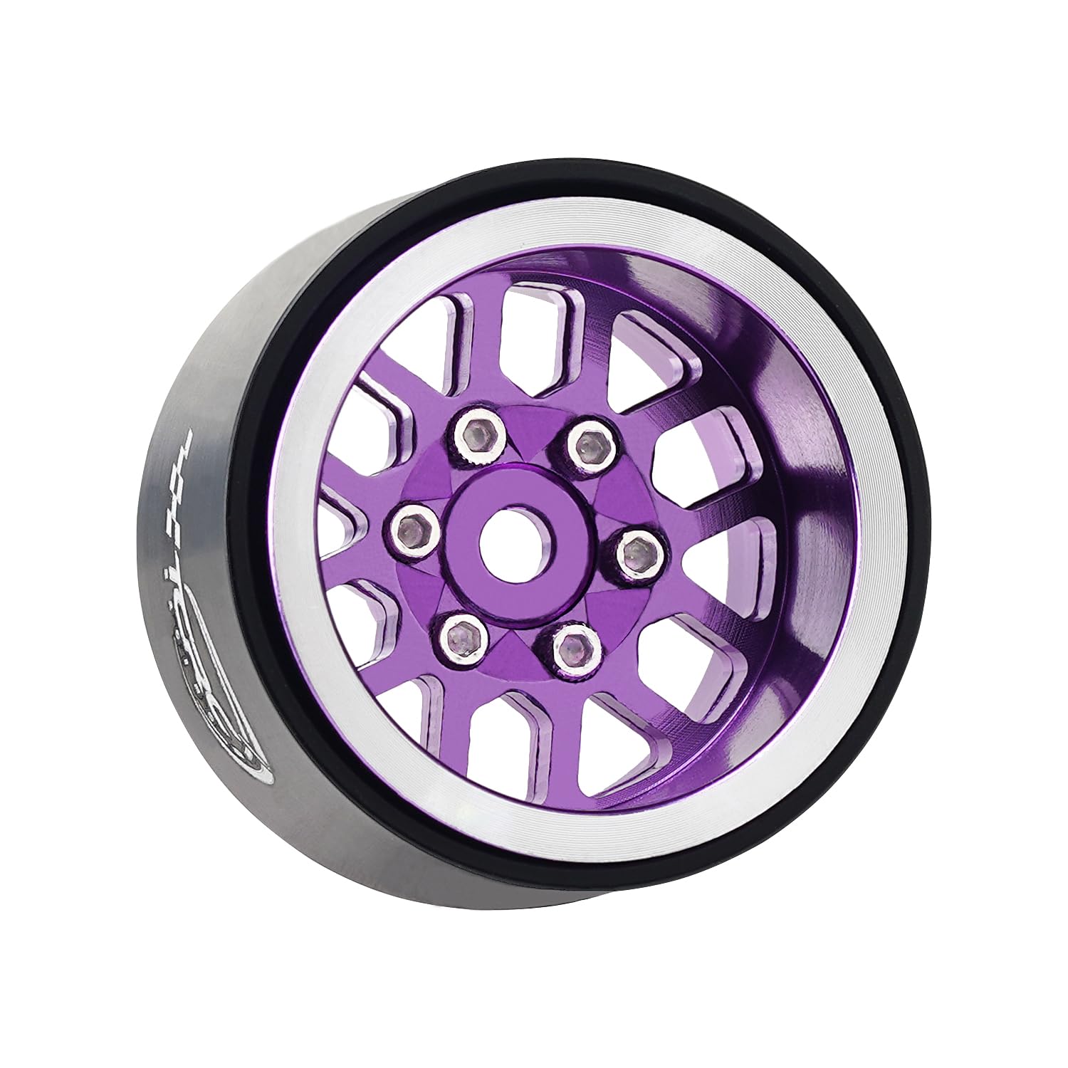 Amazon.com: TCRC 4PCS Aluminum Deep Dish 1.0 Inch Beadlock Wheels Hubs ...