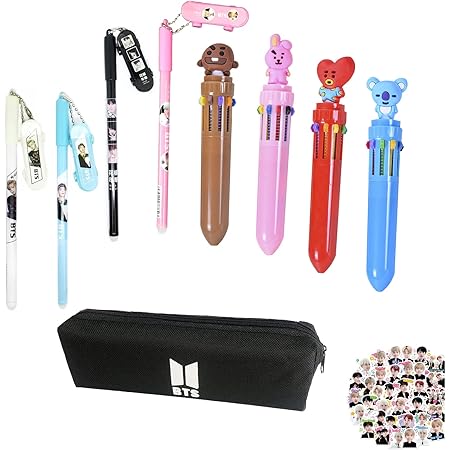 HJYZY 32 pcs Kpop BTS Bangtan Boys Ballpoint Gel Pen for Army Gifts BTS ...