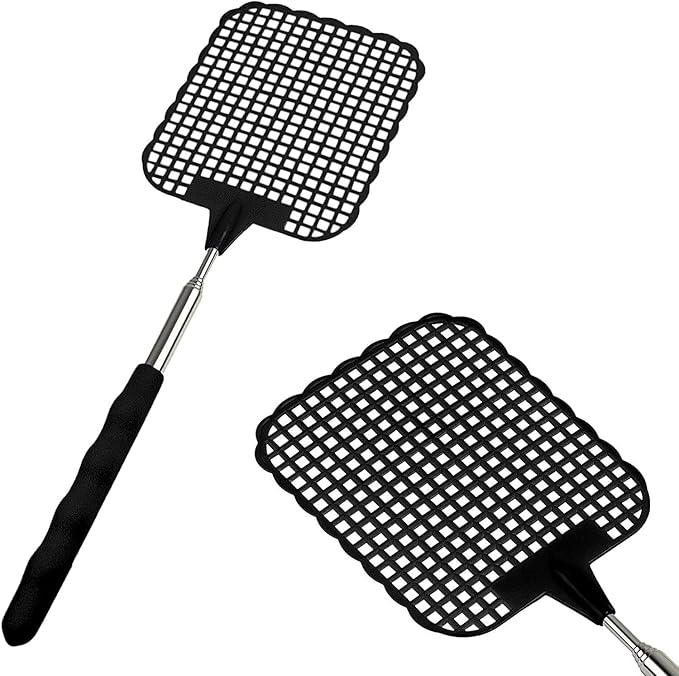 Amazon.com: 2PCS Telescopic Fly Swatters, Durable Plastic Fly Swatter ...