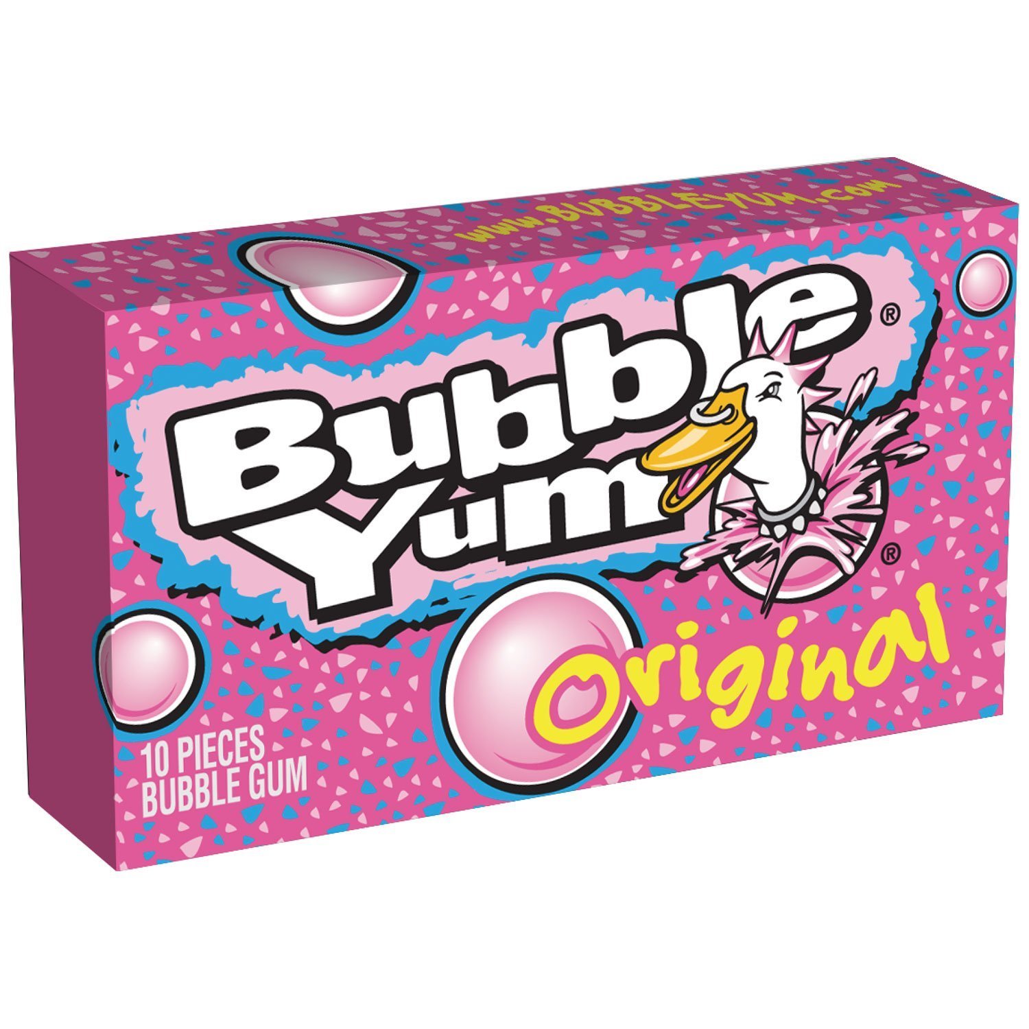Amazon.com: BUBBLE YUM Original Flavor Bubble Gum, Bulk, 2.82 oz ...
