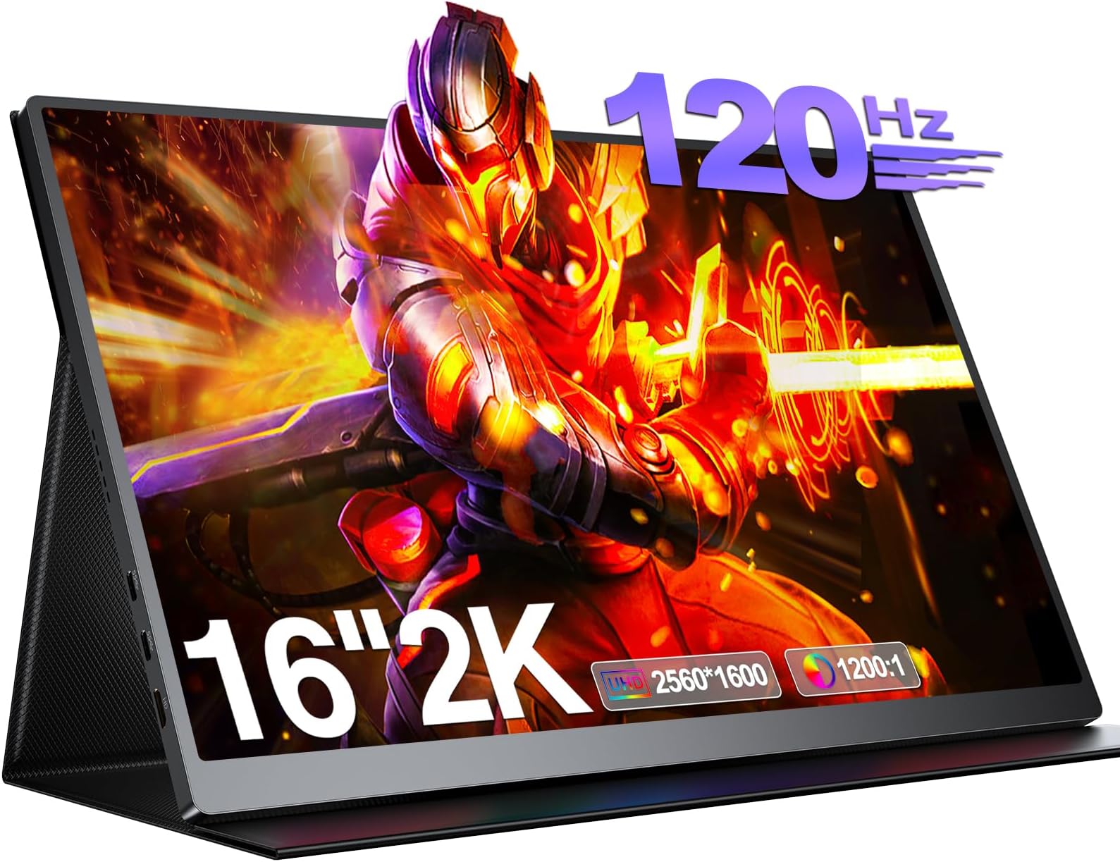 UPERFECT Portable Monitor 17.3 Pouces 2K, Moniteur Portable 144Hz, 100% ...