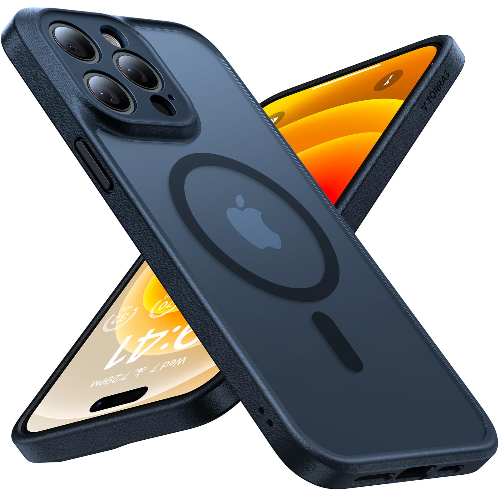 Amazon.com: TORRAS Upgraded Magnetic [Full Camera Protection] Case ...