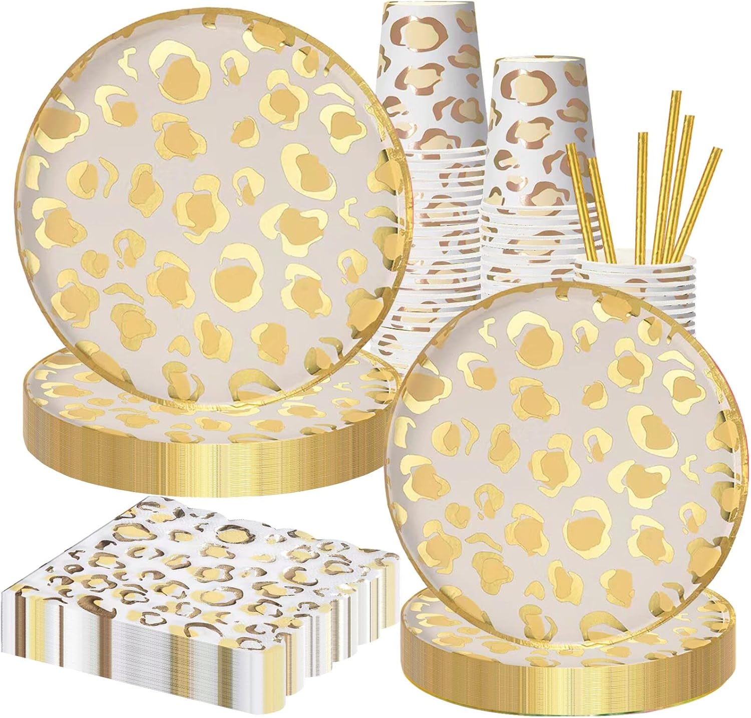 Amazon.com: Leopard Print Party Supplies-Leopard Print Party Tableware ...