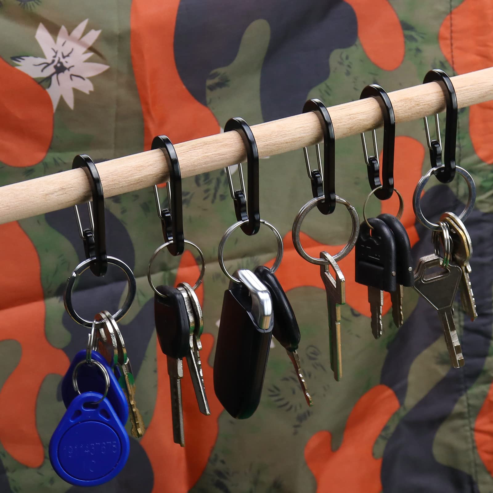 Snapklik.com : Nanaborn Mini Aluminum Carabiner Lightweight D-Shape ...