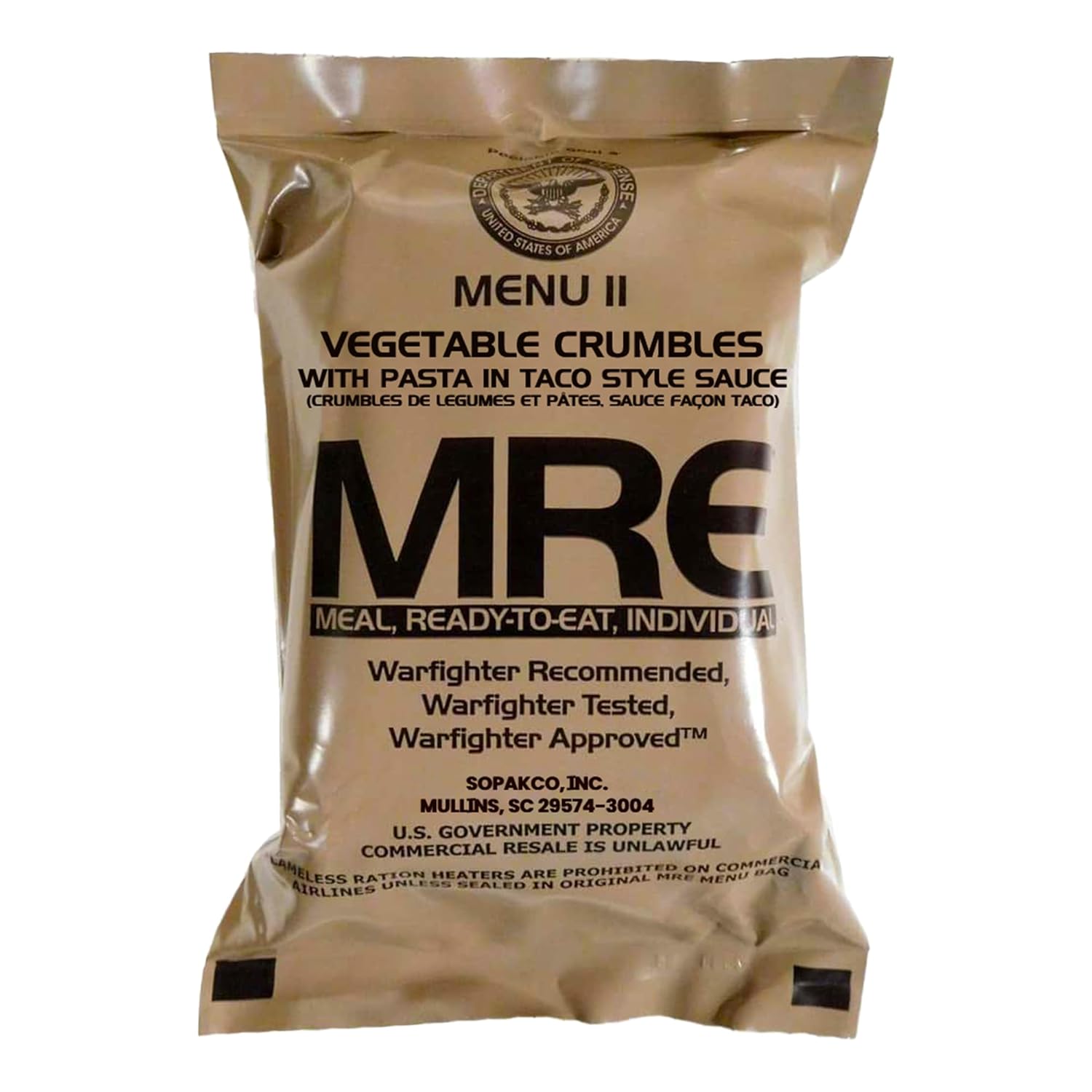 Amazon.com: Nutrient-Rich MREs - Portable Food Survival Meals - Long ...