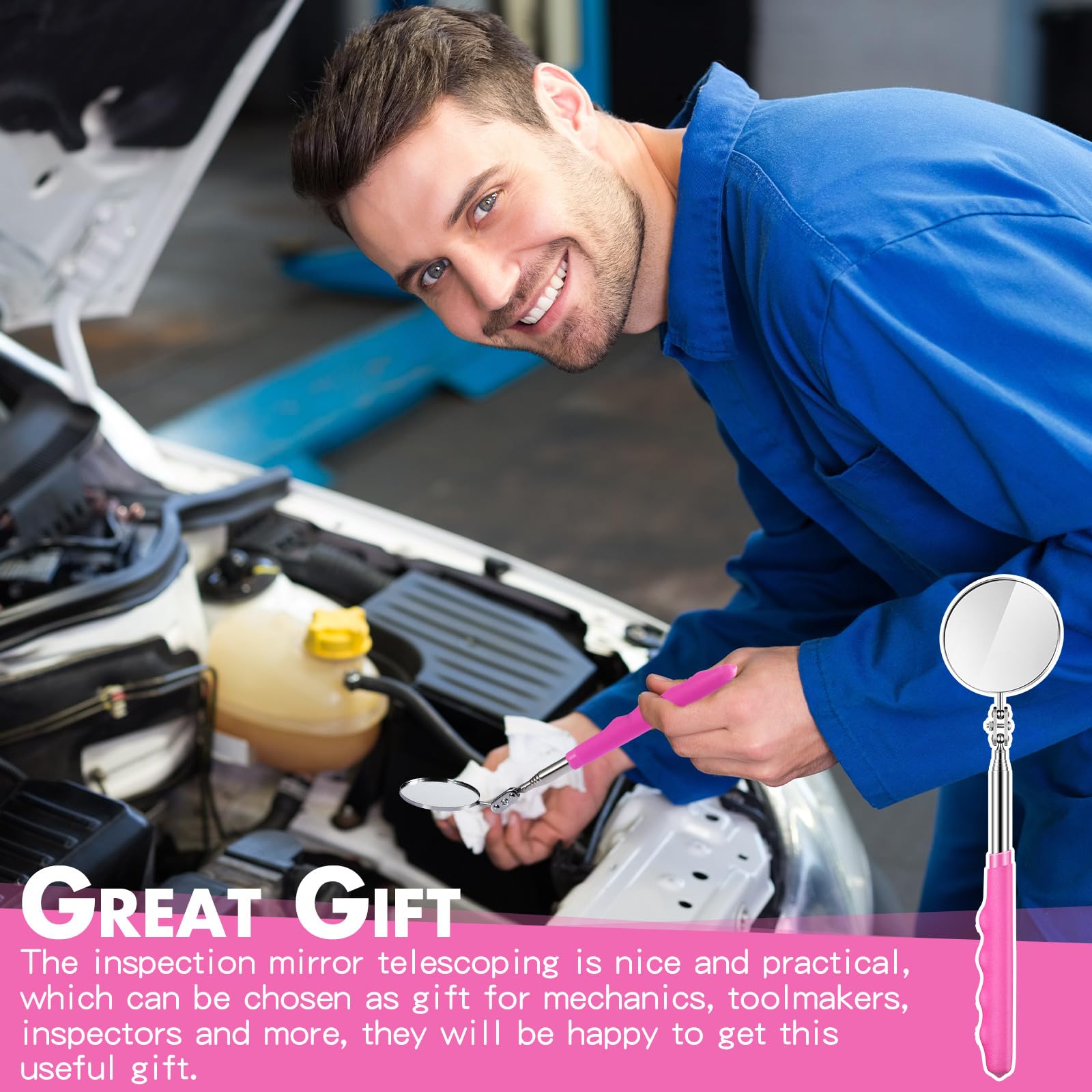 Snapklik.com : Copkim Telescoping Inspection Mirror,29 Inch Mechanics ...