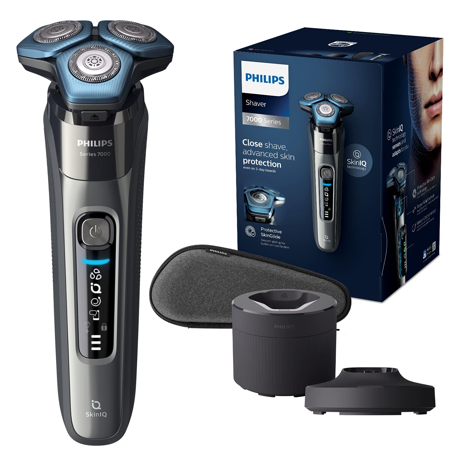 Buy PHILIPS Shaver Series 7000 With Advanced SkinIQ Wet Dry Men s