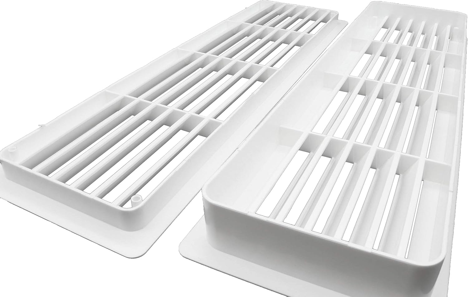 Buy Vent Systems 18 x 5 Inches - Pack of 2 White Door Air Registers ...