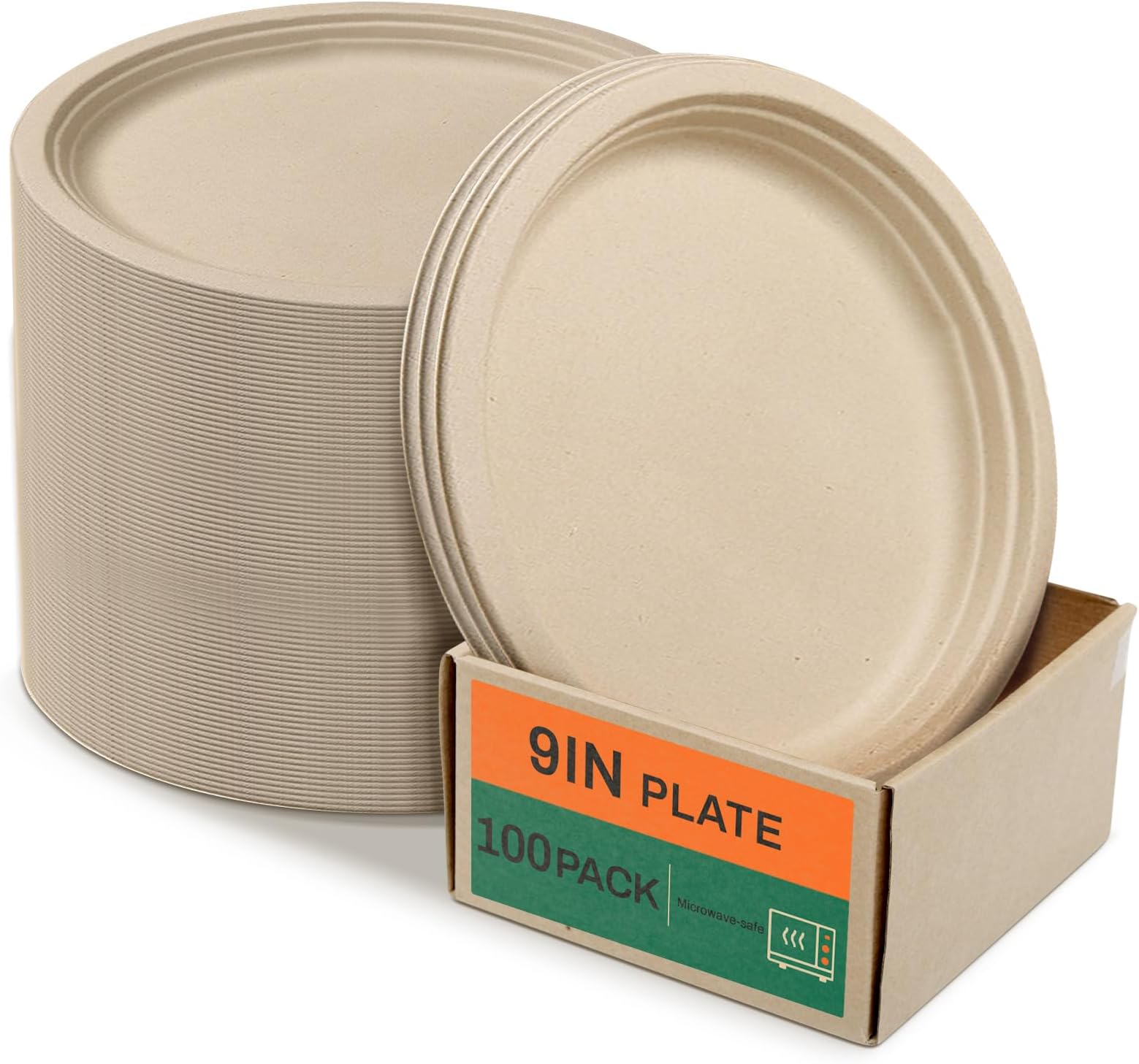 Amazon.com: FRUTLE Paper Plates 7 Inch Heavy Duty - Disposable Paper ...