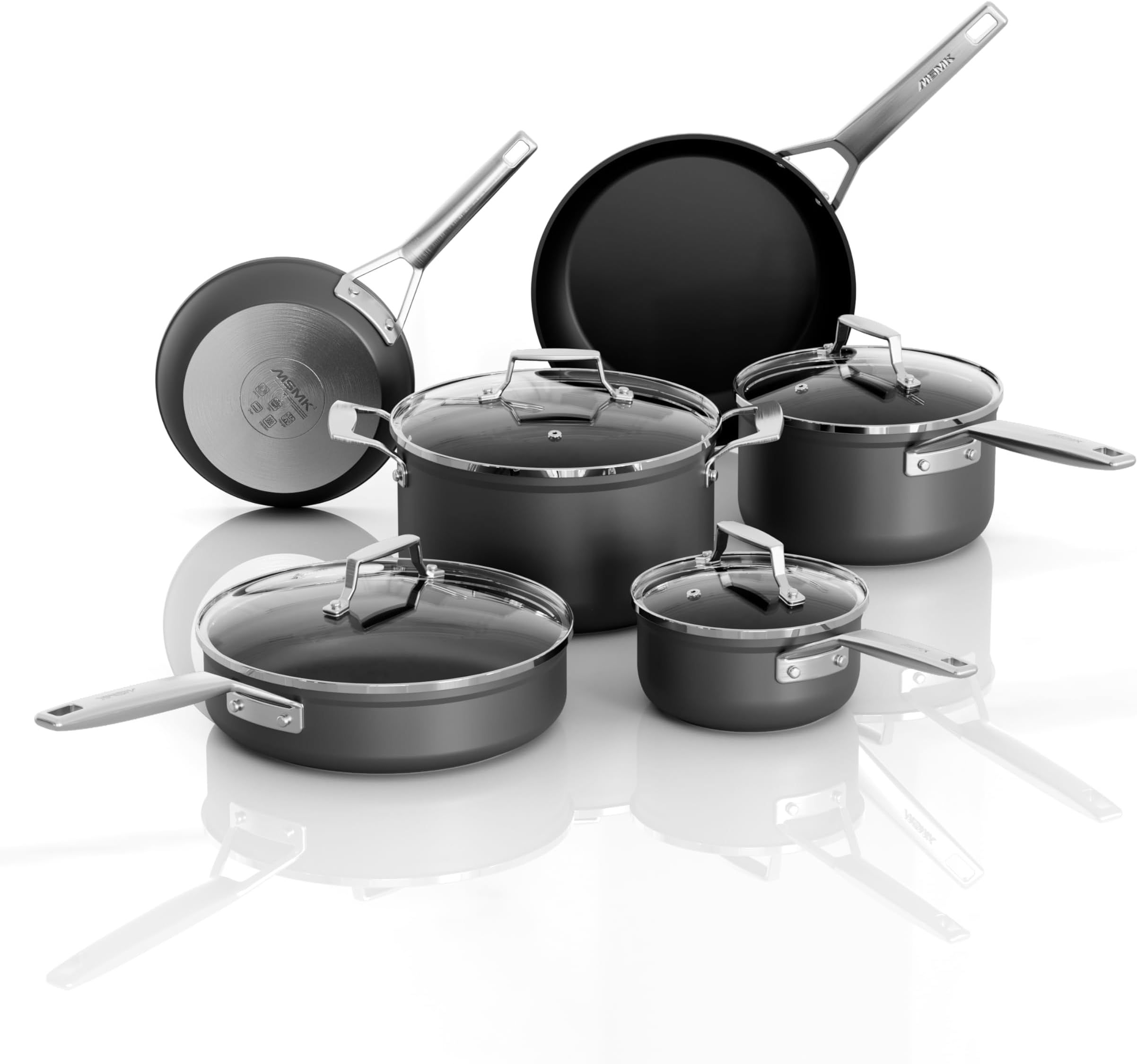 Amazon.com: Made In Cookware - ProCoat Non Stick 3 Piece Frying Pan Set ...