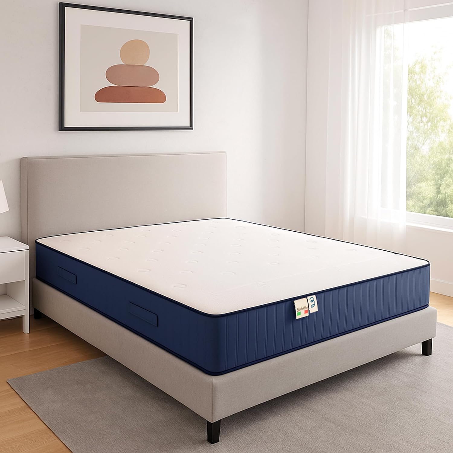 Baldiflex Materasso Memory 16 cm, Piazza e mezza 120x190 cm, RelaxOne ...