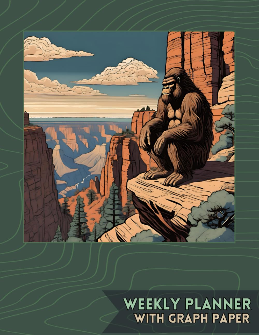 Amazon.com: Bigfoot Weekly Planner with Graph Paper: Undated Student ...