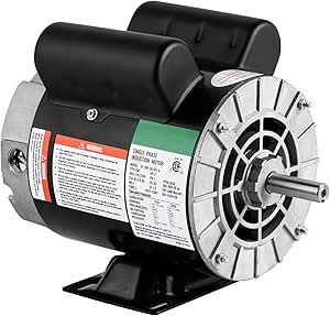 Amazon.com: 2 HP Air Compressor Motor, 3450RPM 56 Frame Electric Motor ...