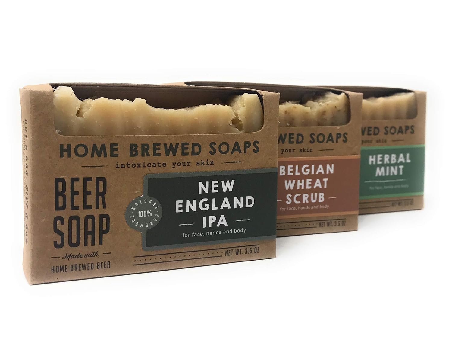 Amazon.com: Ale Beer Soap Set - 3 Pack Soap Gift Set - New England IPA ...
