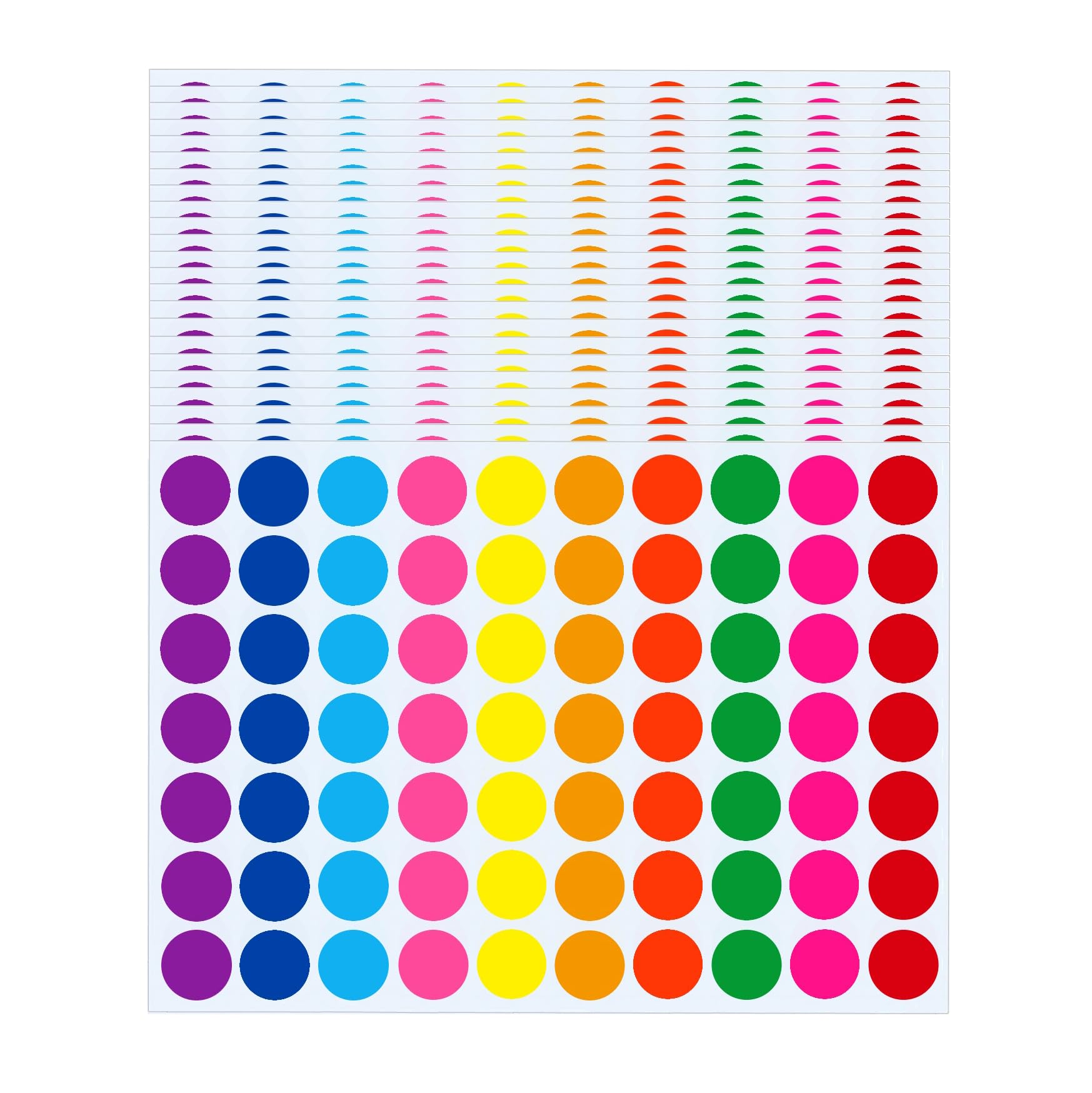 Amazon.com : 4200 Pieces 3/4" Colored Dot Stickers Color Coding Labels ...