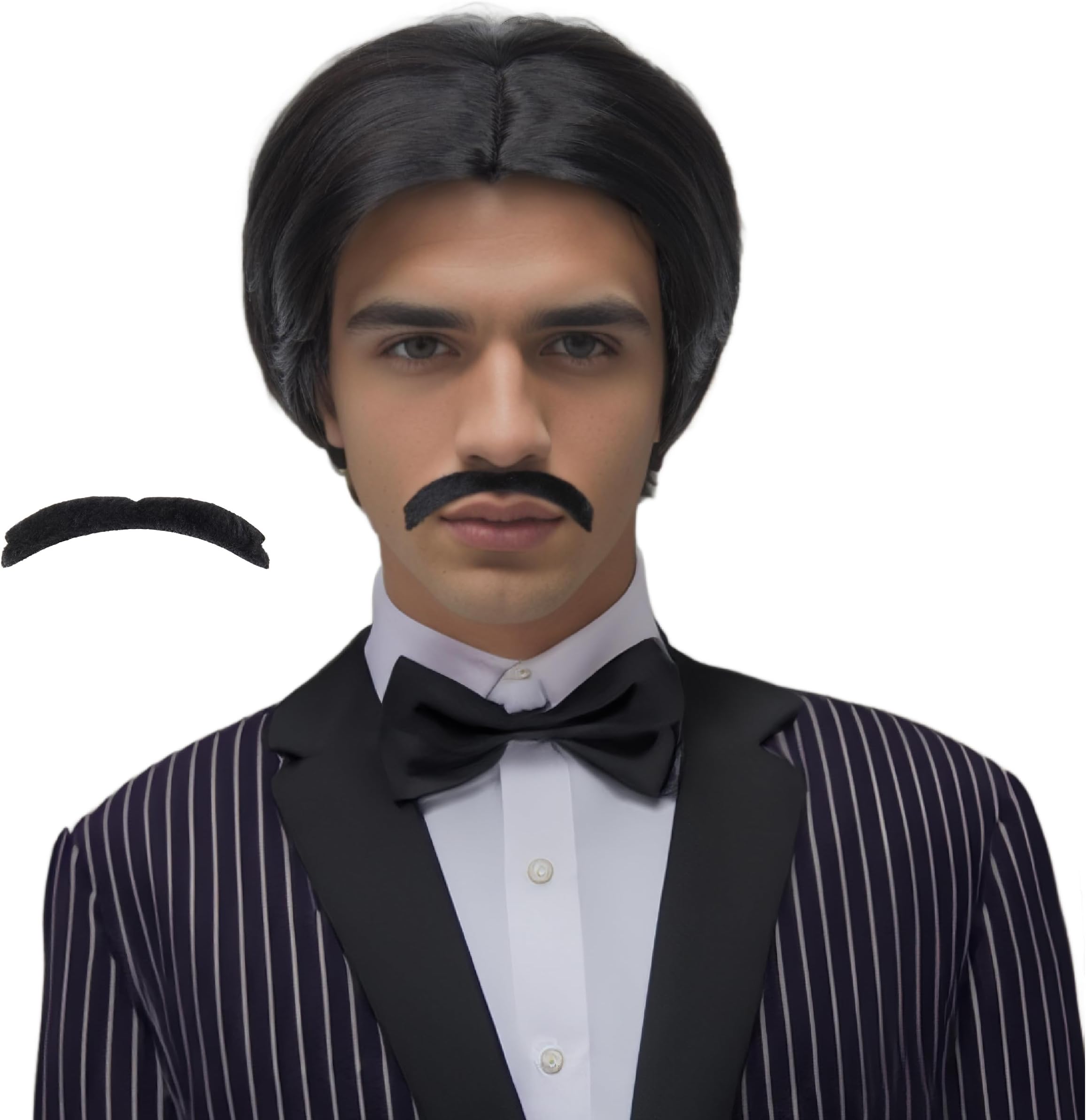 Amazon.com: Miss U Hair Mad Scientist Wig and Moustache Eyebrows ...
