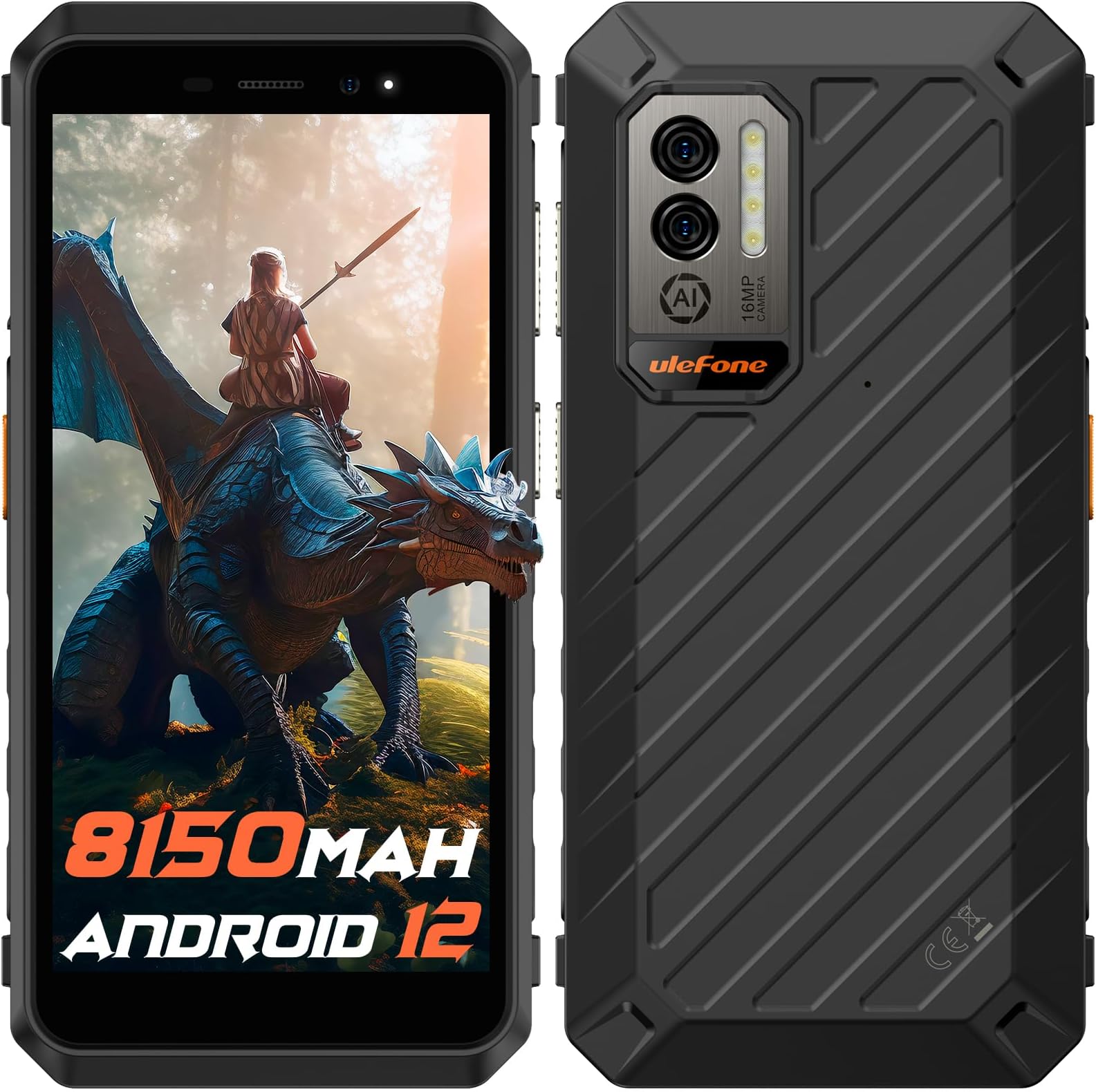 Rugged Smartphones, Ulefone Power Armor X11 Pro 8150mAh Battery, 8GB ...
