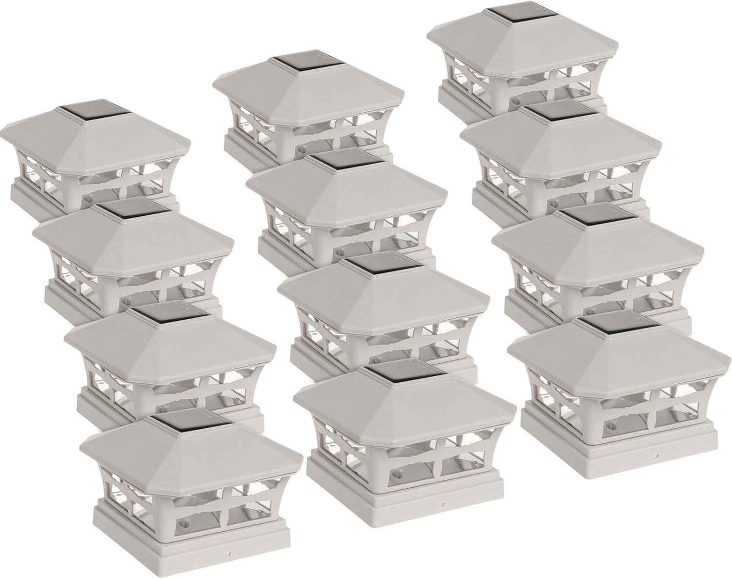 GreenLighting Mission Solar Post Cap Lights Fits 5x5 PCV/Vinyl Outdoor ...