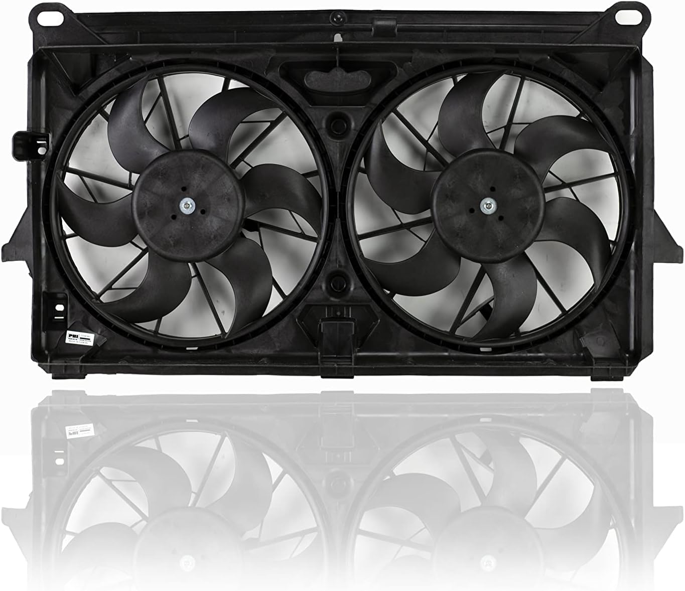 Amazon.com: Dual Radiator and Condenser Fan Assembly Pacific Best Inc ...