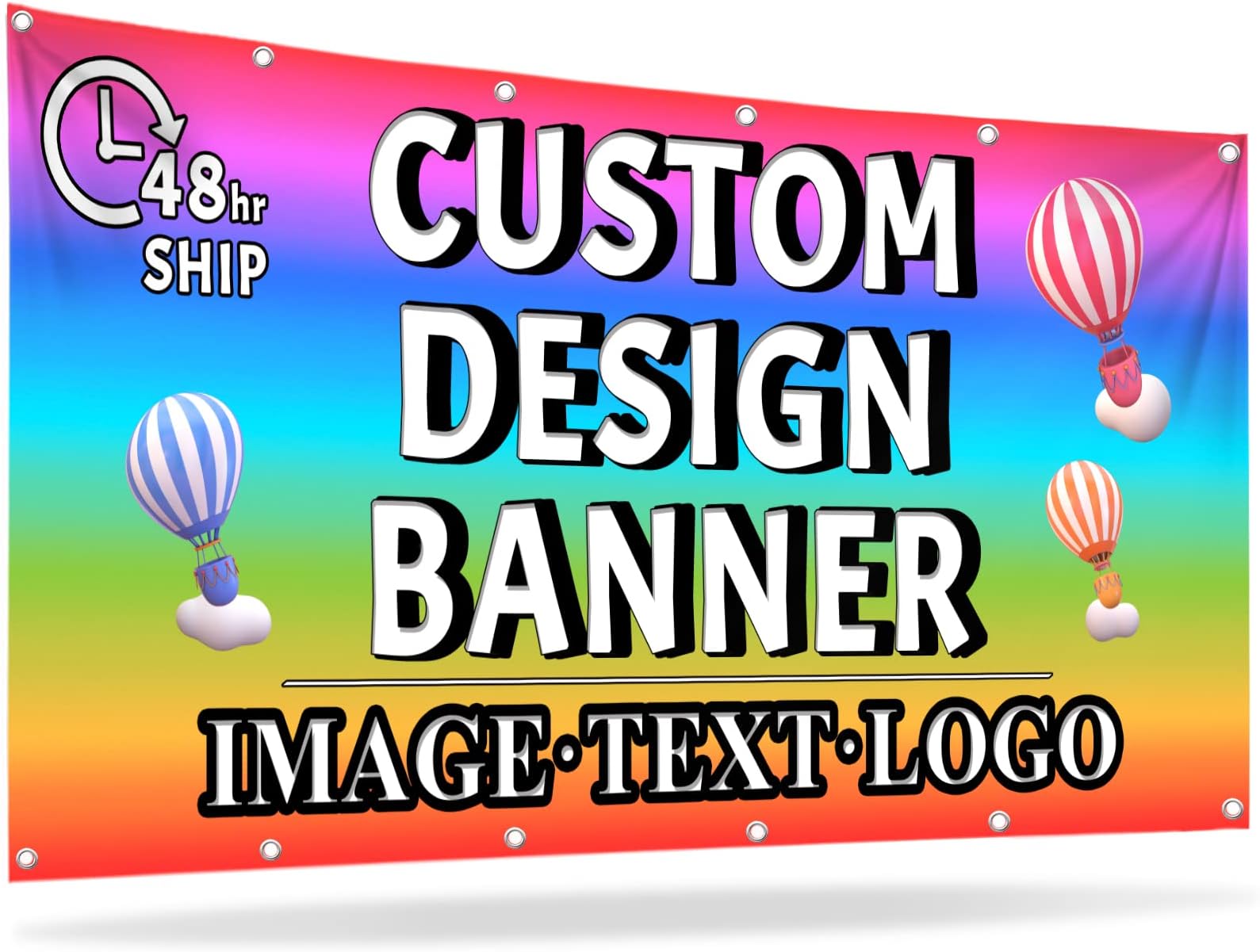 Amazon.com: Custom Banners and Signs Customize Photo or Text ...