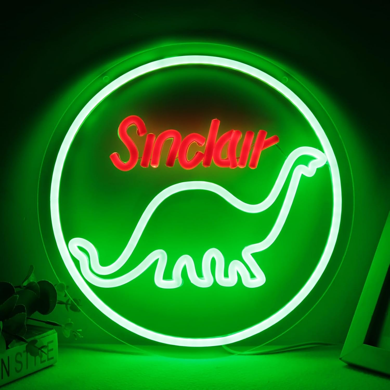 Pugna Dinosaur Neon Signs for Wall Decor Cute Neon Lights for Bedroom ...