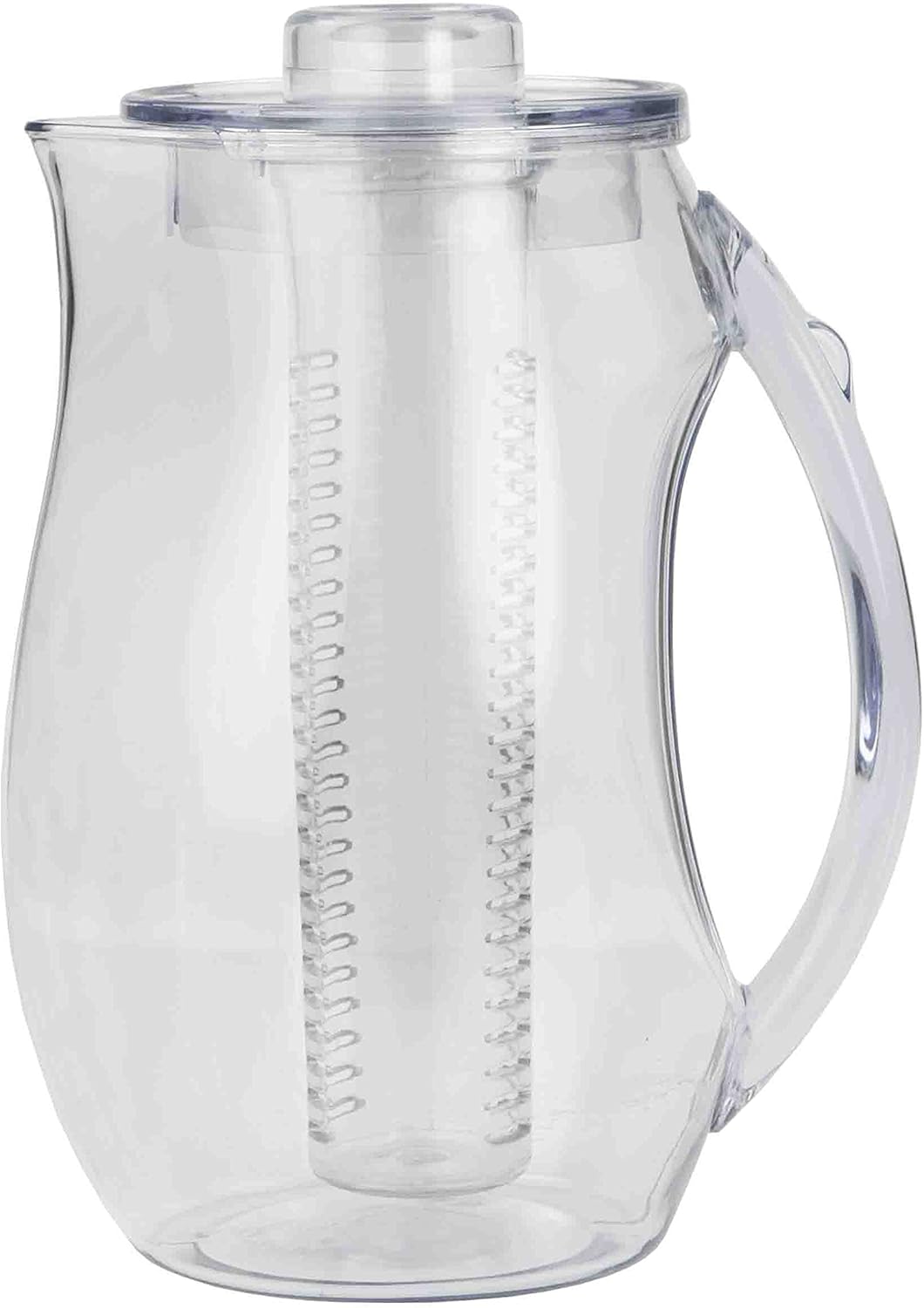 Amazon.com: Deluxe Pitcher with Infusion Flavor Water 2 Liter BPA Free ...