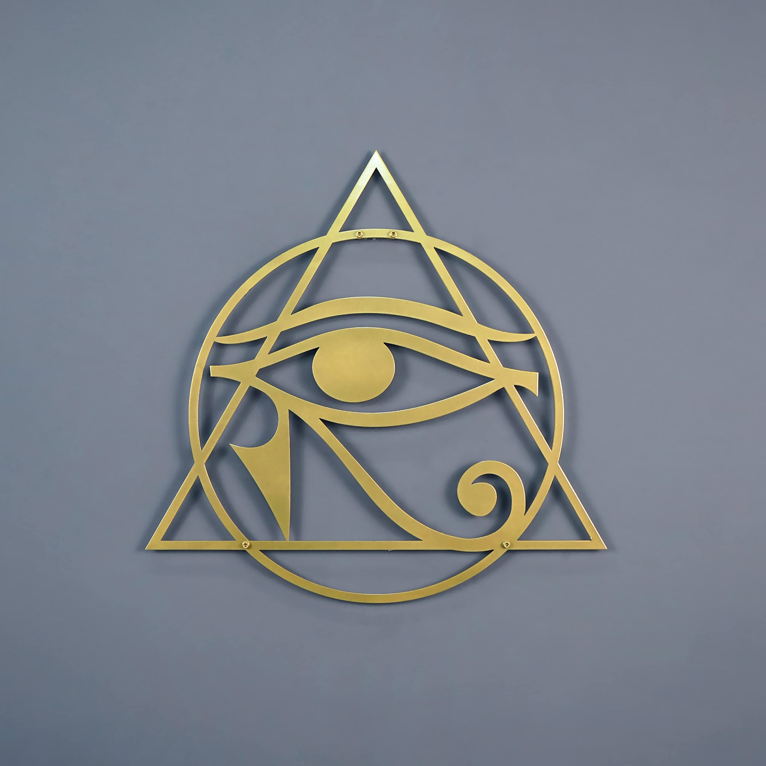 Amazon.com: Colorfull Worlds Eye of Horus Metal Wall Art, Sacred ...