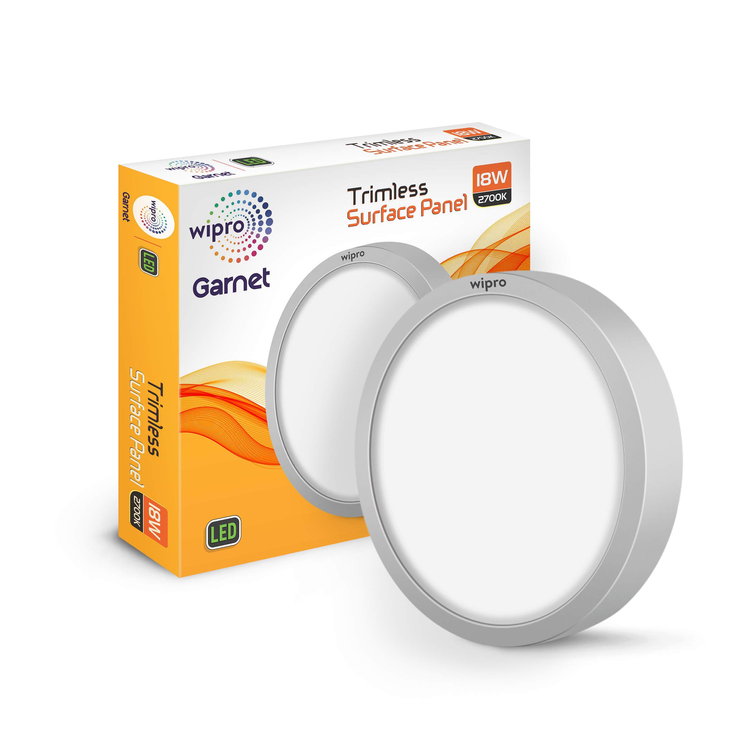 wipro 18W Surface LED Panel Round 2700K : Amazon.in: Health & Personal Care