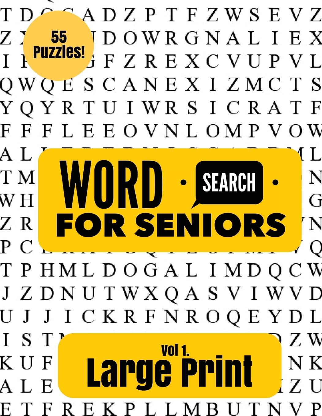 Large Print Word Search for Seniors: Puzzle Pyramid: 9781546379072 ...