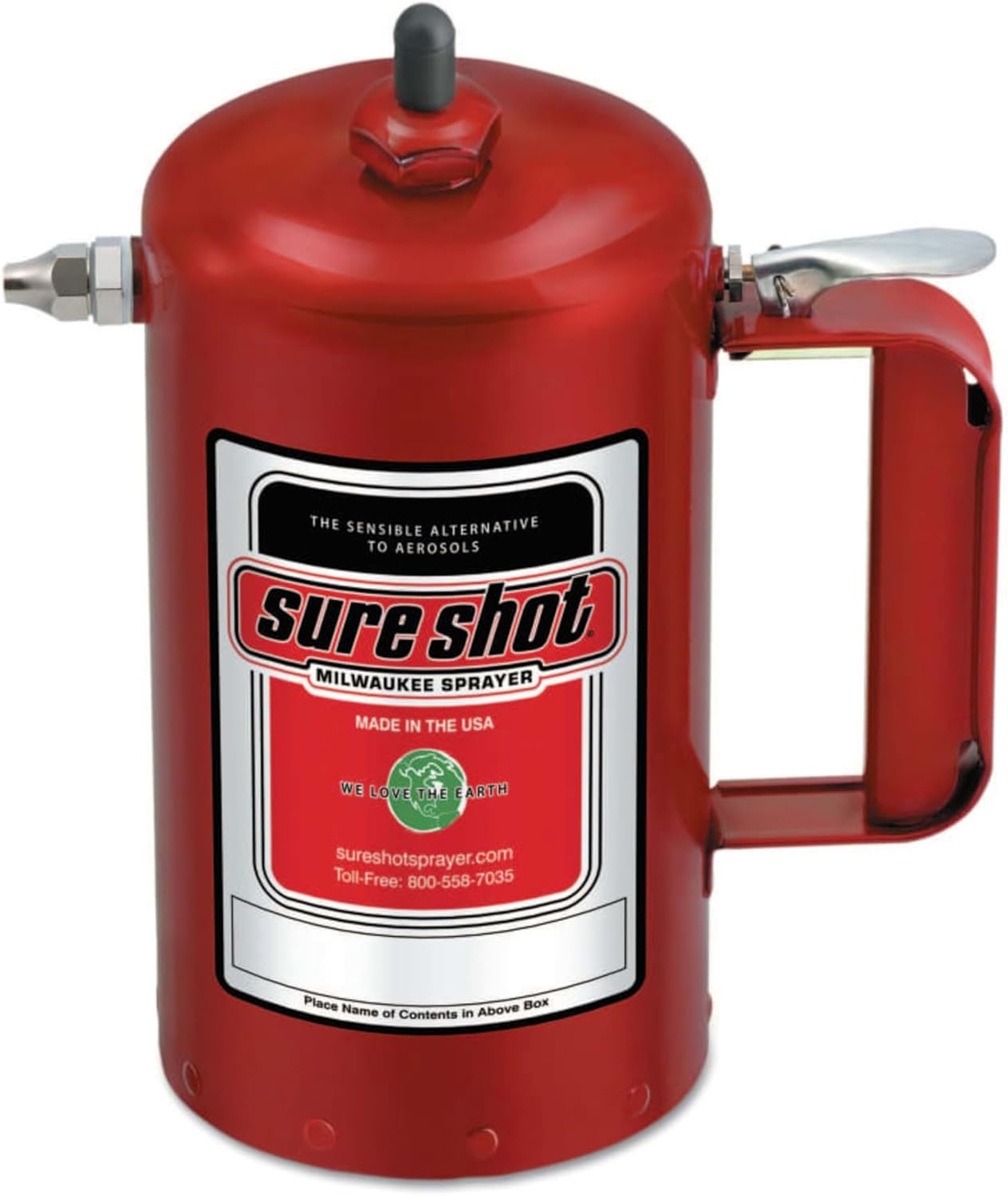 Amazon.com: Milwaukee Sprayer 1000R Enameled Steel Sprayer Model-A Red ...