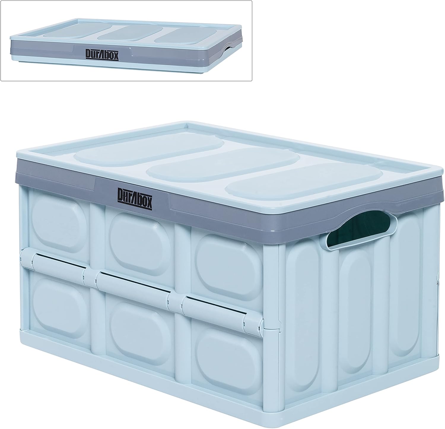 DuraBox Collapsible Folding Storage Bins - Stackable Containers for ...