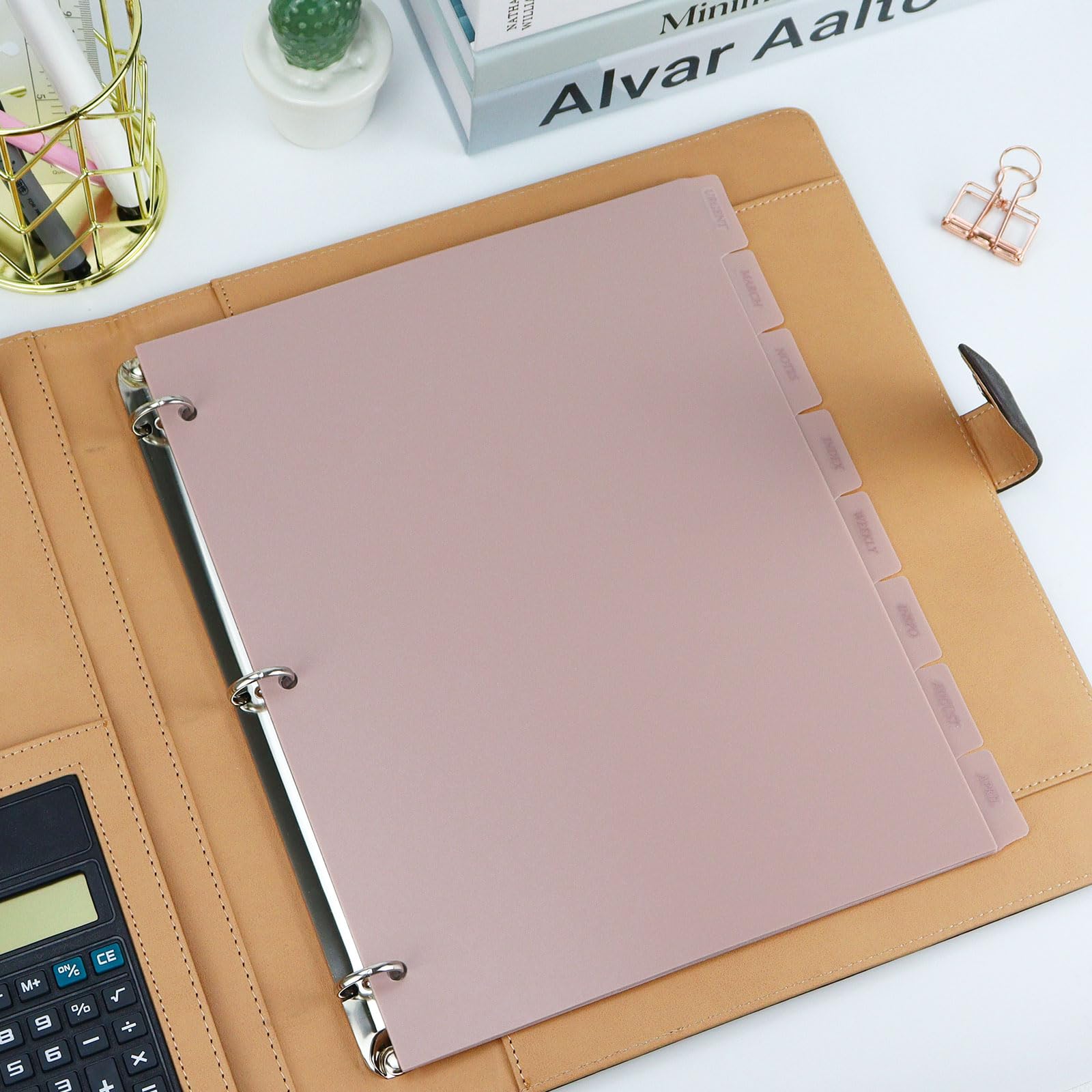Snapklik.com : Koqye 8-Tab Binder Index Dividers For 3 Ring Binders ...